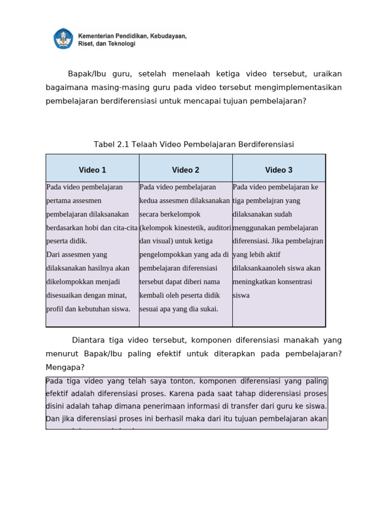 PMB diferensiasi-PPA Umum Topik 2 Teks 3 | PDF