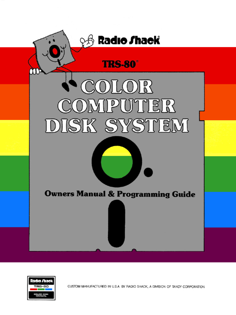 Color Computer Disk System (Tandy) | PDF