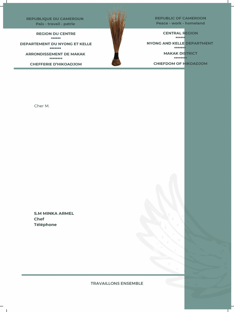 Chefferie Traditionnelle Hikoadjom | PDF