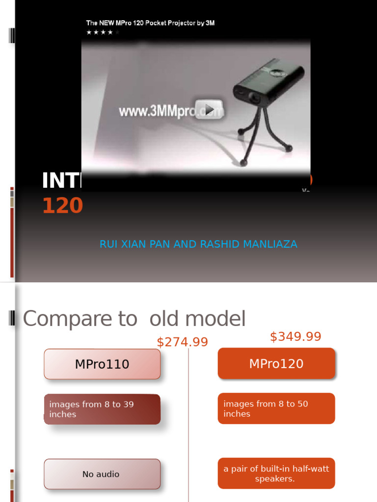 Introducing 3m Mpro 120 | PDF