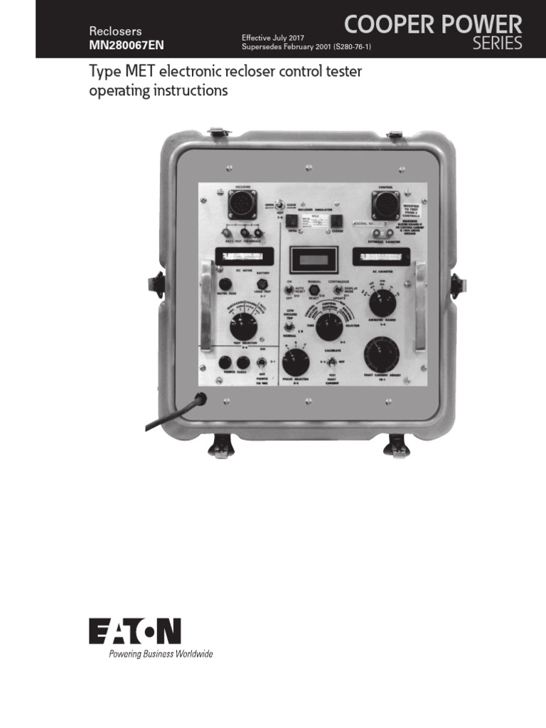 met-electronic-recloser-control-tester-operating-instructions ...