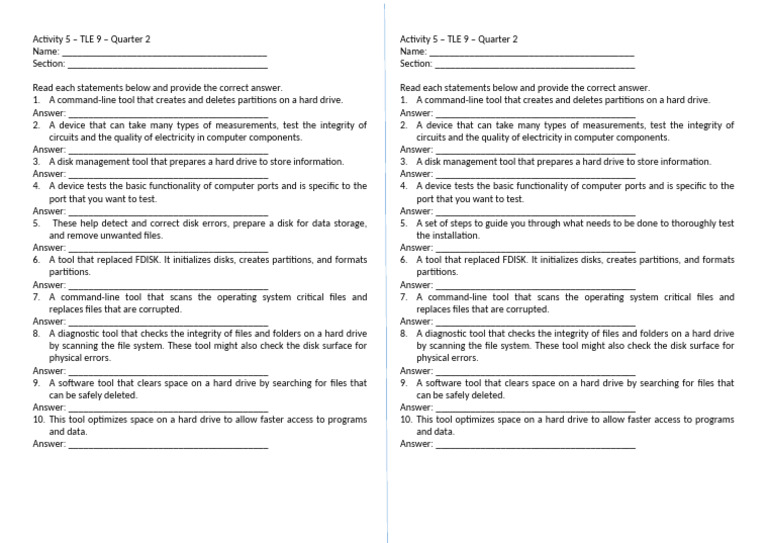 Activity 5 - Q2 | PDF