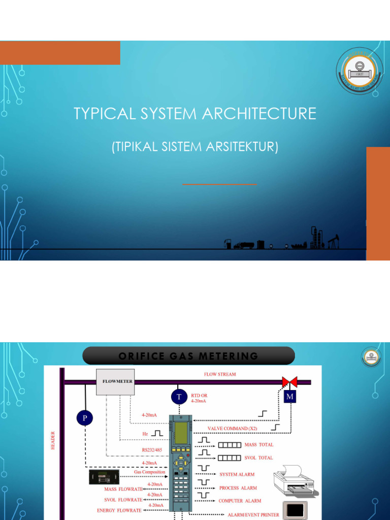 Typical Architecture Operation & Maintanace Gas Metering System | PDF