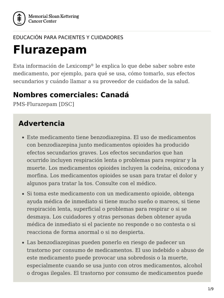 Flurazepam | PDF