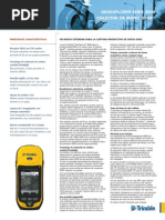 Ficha Tecnica GPS TRIMBLE EXPLORER GEO XH 6000 | PDF | Bluetooth | Internet