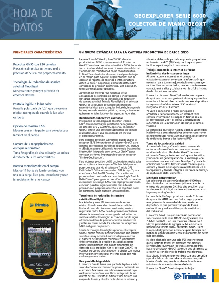 Geo XT 6000 | PDF | Internet | Tecnología digital