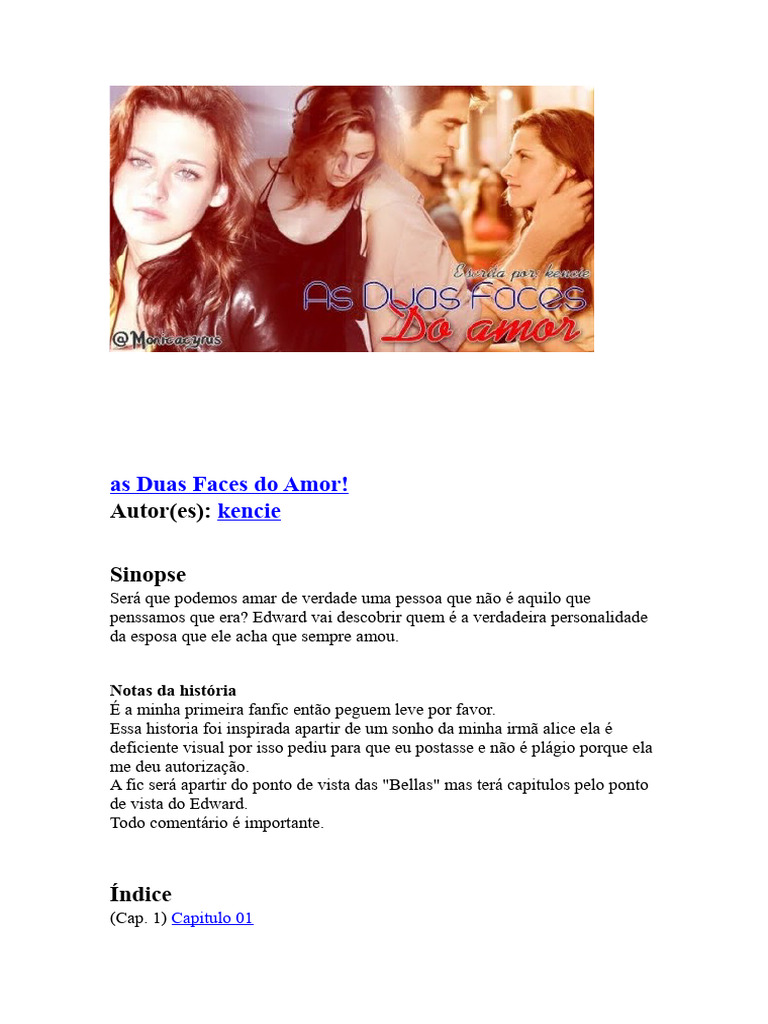 As Duas Faces Do Amor - JA LI | PDF