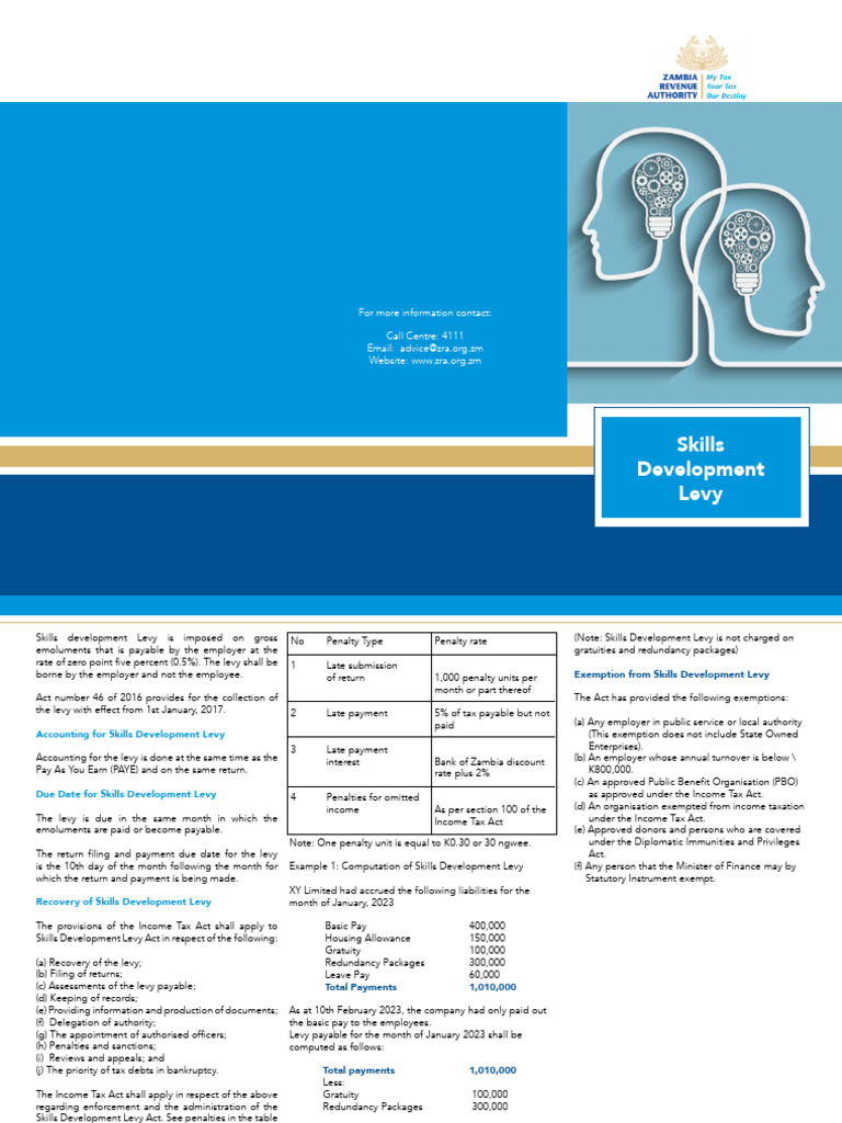 Skills Development Levy | PDF