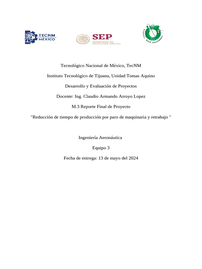 M.3 Reporte Final | PDF