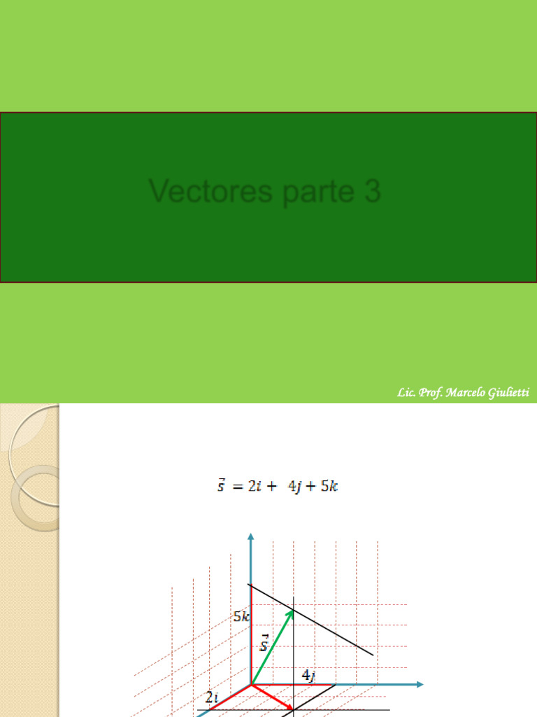 Vectores Parte 3 Pdf Pdf