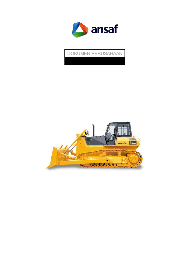Post Test General Komponen Bulldozer D85 | PDF