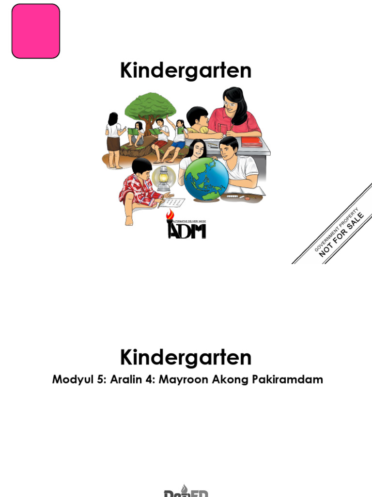 Kindergarten Module 5 Week 4 Aralin 4 and 5 Final | PDF