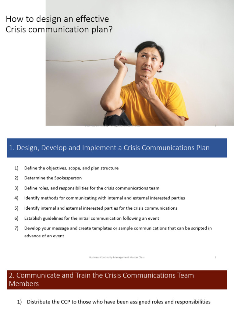 L2 Designing An Effective Crisis Communication Plan | PDF