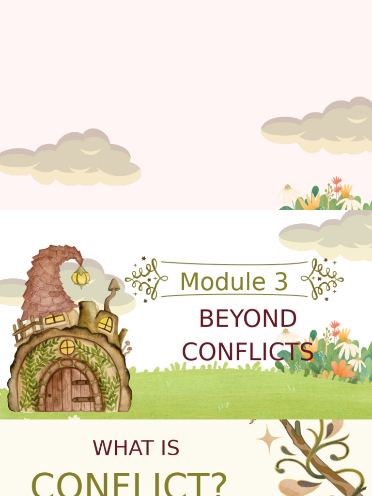 English 7 - Q4 Module 3 Conflicts | PDF