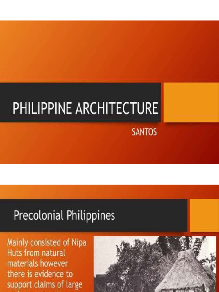 Intro To PH Arch 2 | PDF