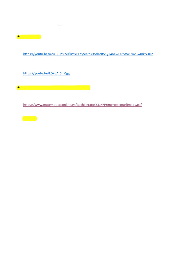 1,1 M2U2 - LINK S para LÍMITE y CONTINUIDAD 2021 | PDF