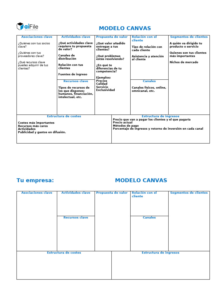 Plantilla_Modelo_Canvas_aiFile_Word | PDF