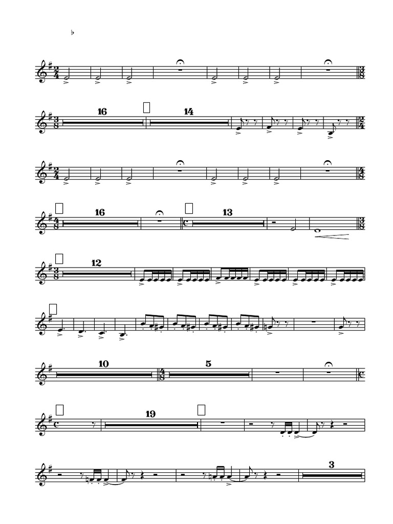 29_La Forza Del Destino - 3º Cornet Bb | PDF