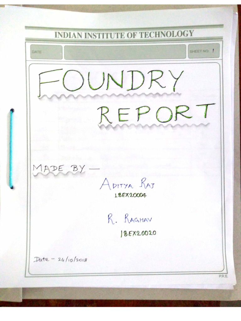 Foundry Report | PDF