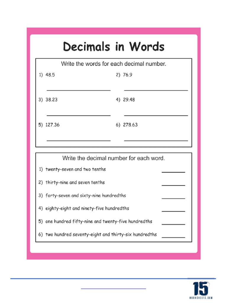 Decimals To Words | PDF