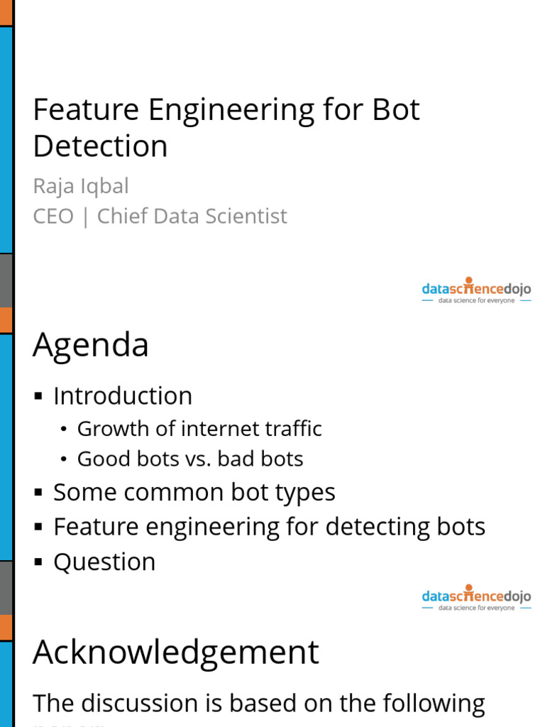 Feature Engineering For Bot Detection | PDF