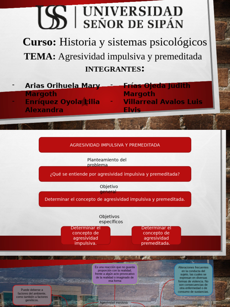 Agresividad Impulsiva y Premeditada | PDF