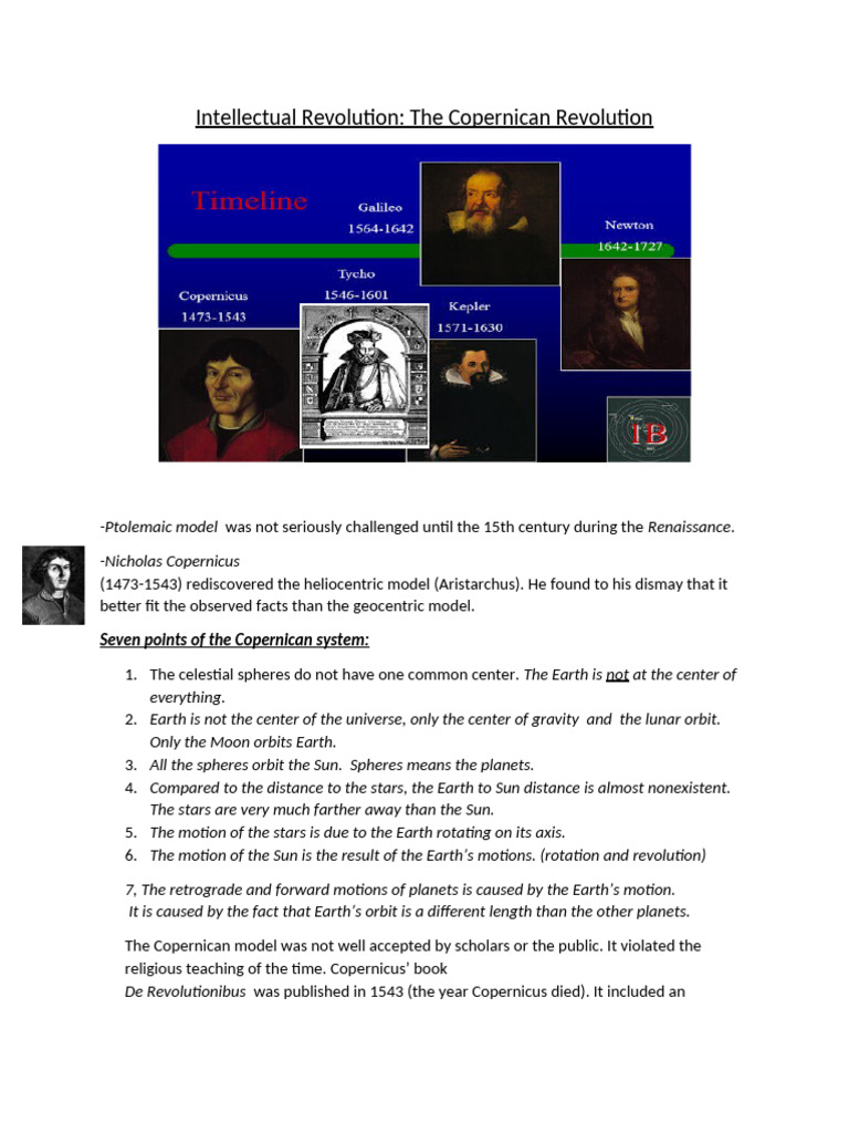 Intellectual Revolution | PDF | Heliocentrism | Social Science