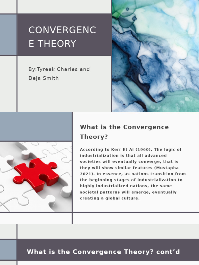 Convergence Theory Sociology | PDF