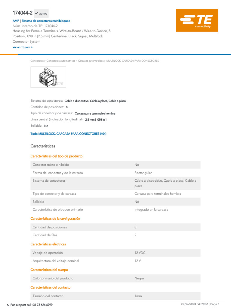 Product 174044 2.datasheet | PDF