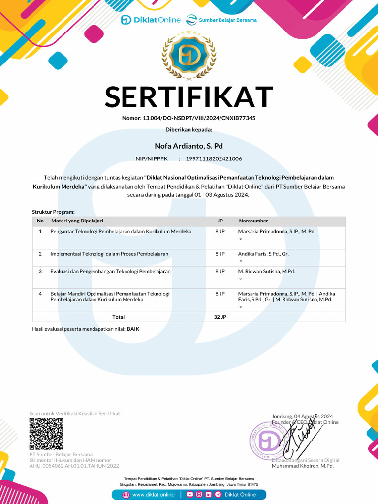 Bimtek TIK | PDF