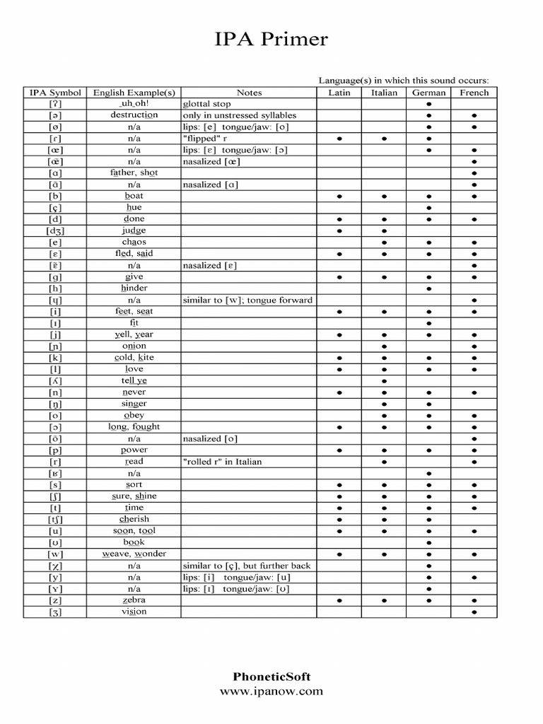 IPA Primer | PDF