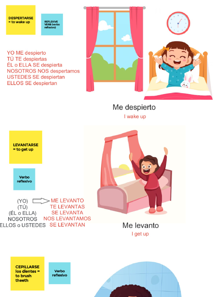 MI RUTINA DIARIA (Daily Routine) | PDF