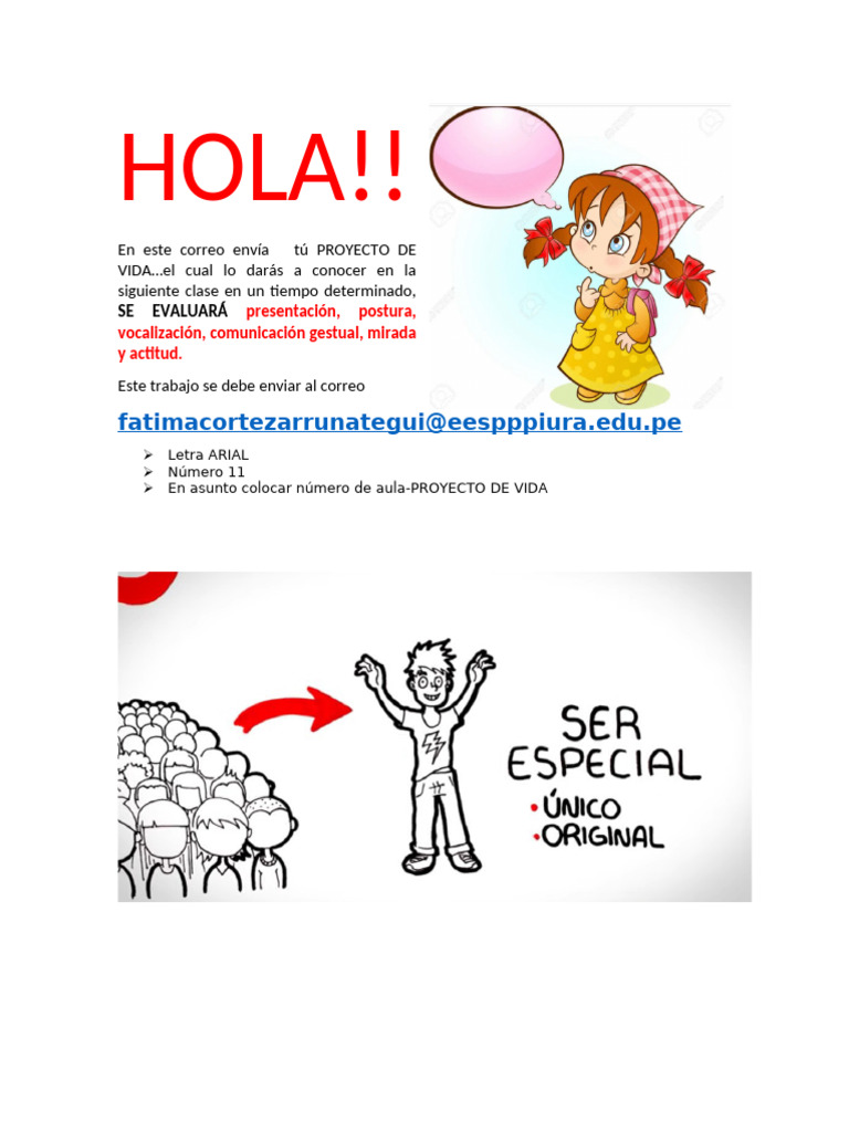 Actividad Proyecto De Vida Pdf