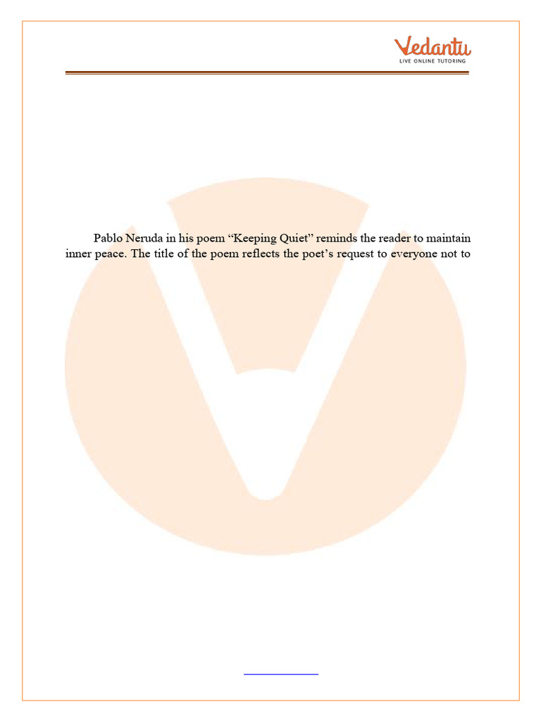 Ncert Solutions Class 12 English Flamingo Chapter 3 Poem | PDF
