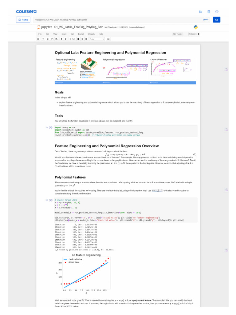 Feature Engineering and Polynomial Regression | PDF