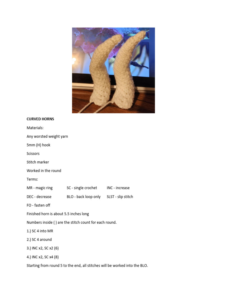 Curved Horns | PDF