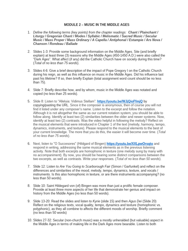 MODULE 2- Assignments | PDF