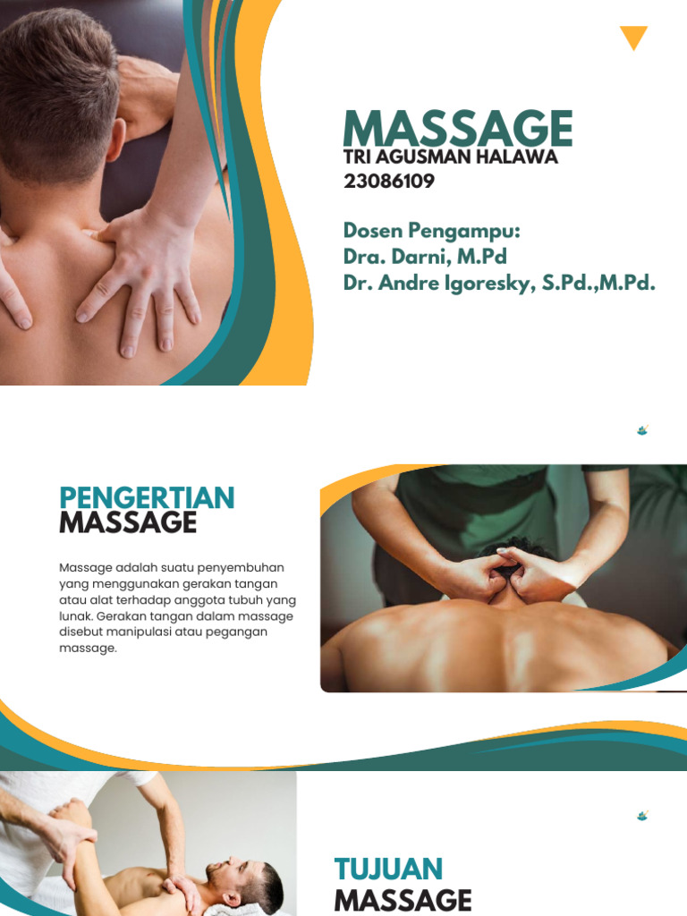 Tri Agusman Halawa MASSAGE | PDF