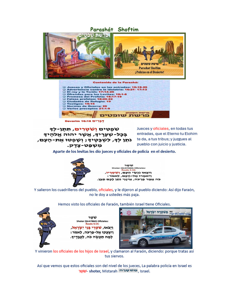 Parashá Shoftim | PDF