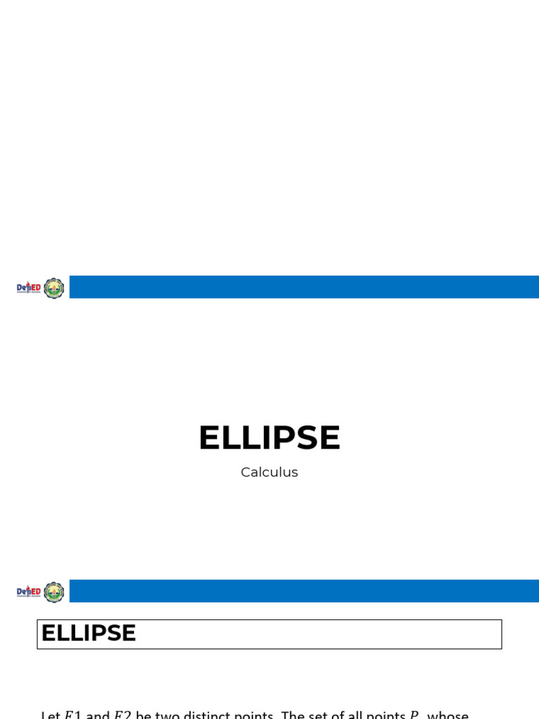 4 - Ellipse | PDF
