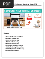 Microsoft Publisher Shortcut and Function Keys | PDF | Computer Keyboard | Menu (Computing)