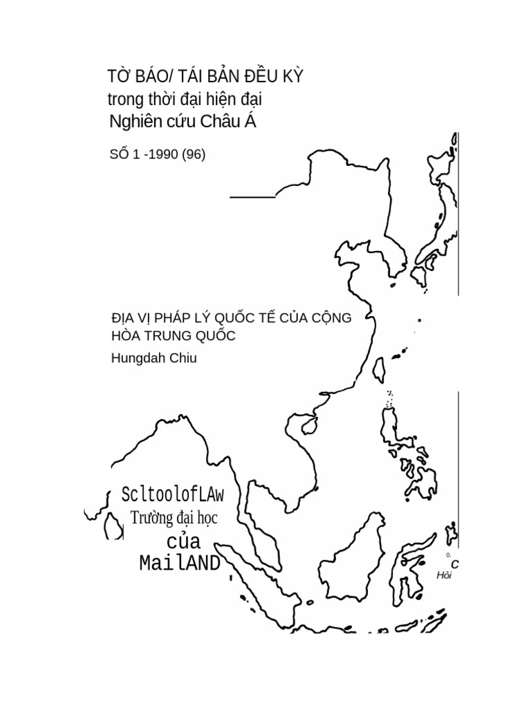 Hungdah Chiu 1996 Vietnamese Translated | PDF