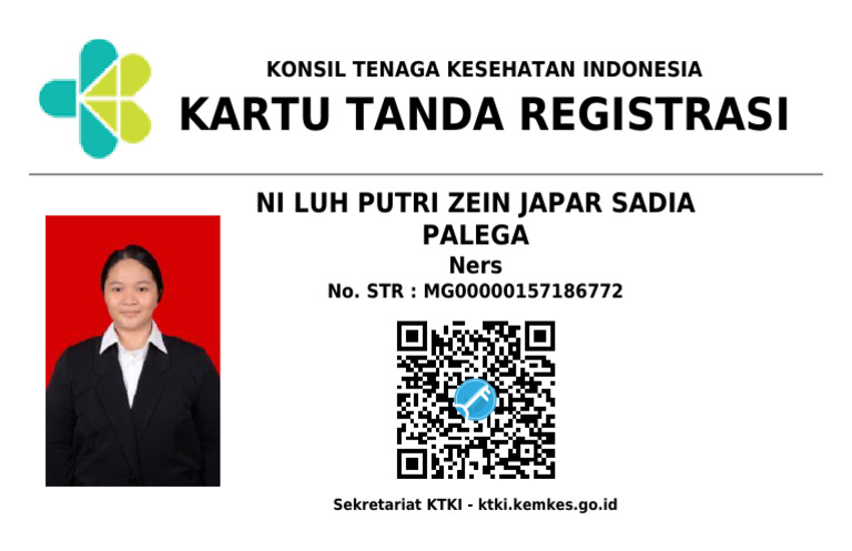Kartu Registrasi Ni Luh Zein | PDF