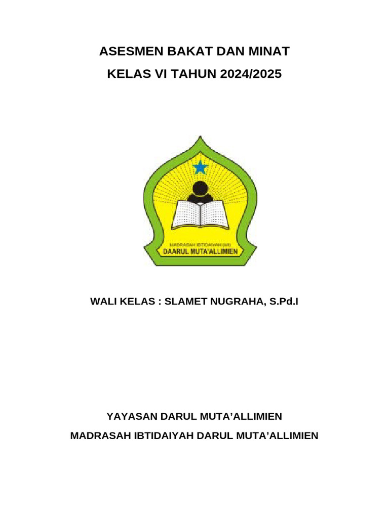 Asesmen Bakat Dan Minat | PDF
