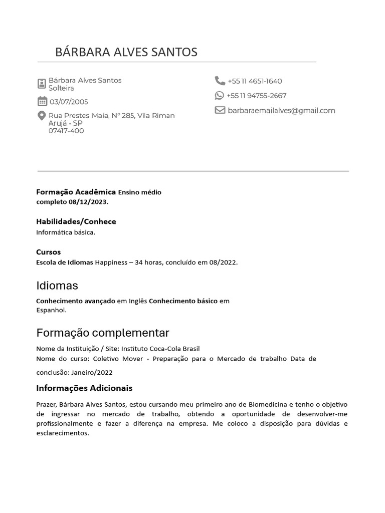 Bárbara Alves Santos | PDF