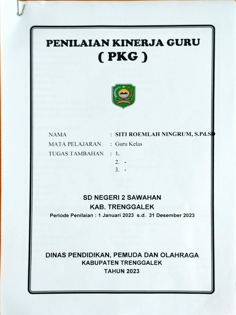 PKG 2023 - Siti Roemlah | PDF