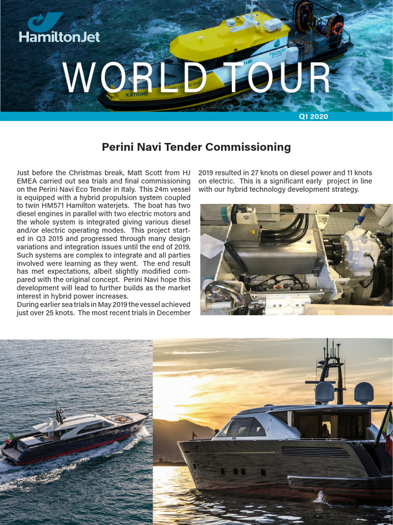 World Tour: Perini Navi Tender Commissioning | PDF