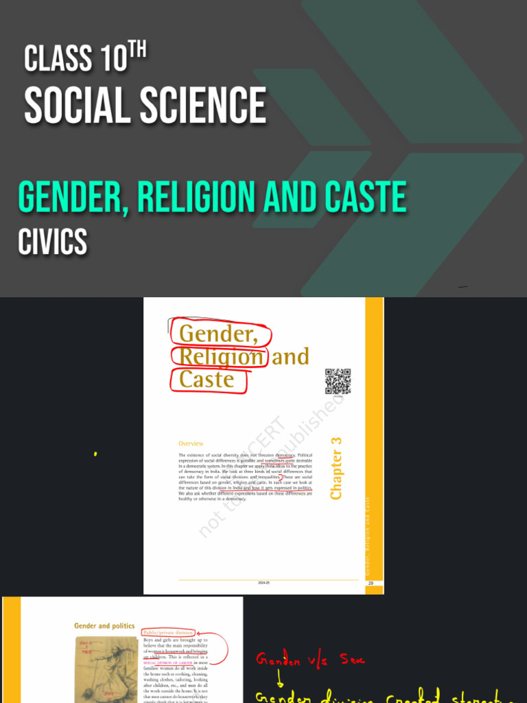 Gender, Religion and Caste | PDF