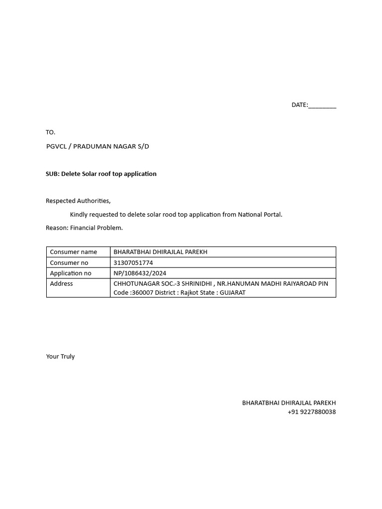 Delete Application | PDF