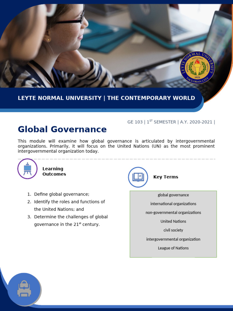 Module 5 Global Governance | PDF